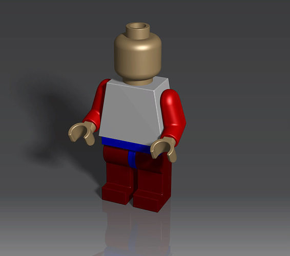lego figure 3D model | CGTrader