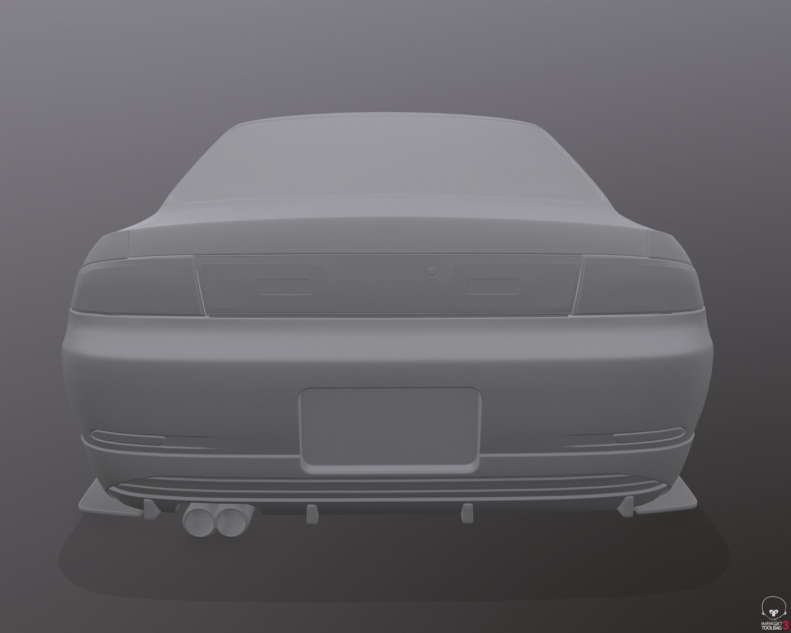 3D model Nissan Silvia S14 326 Power 3D-Star bodykit VR / AR / low-poly ...