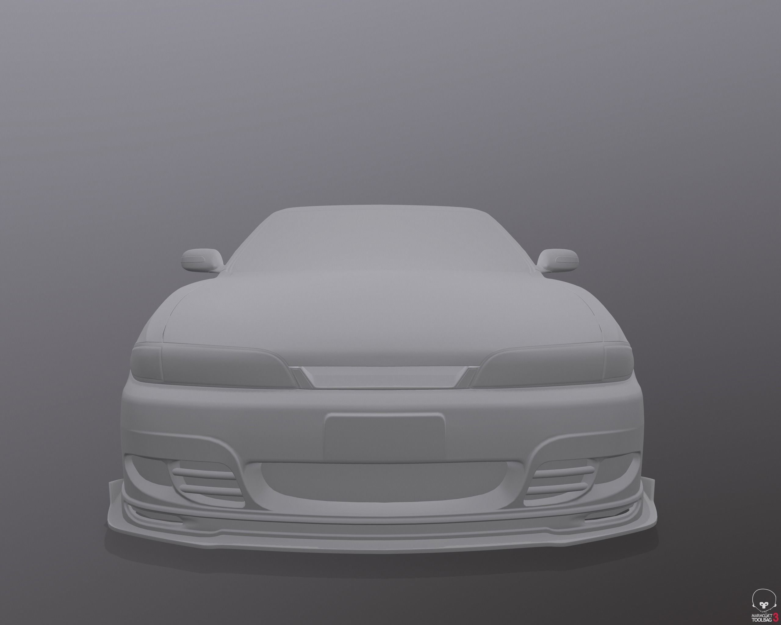 3D model Nissan Silvia S14 326 Power 3D-Star bodykit VR / AR / low-poly ...