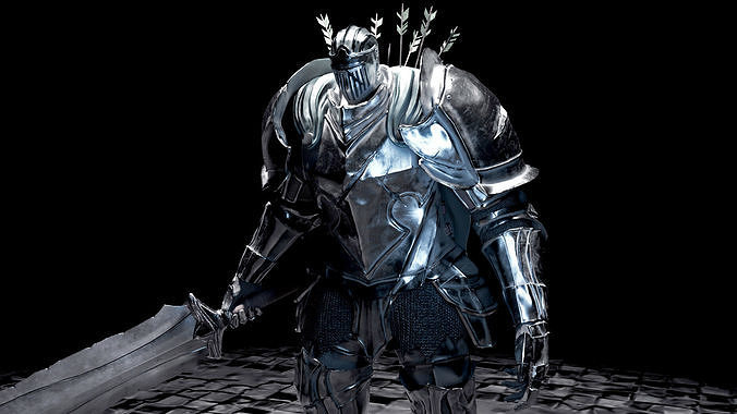 3D model Creature Undead Fallen Knight VR / AR / low-poly | CGTrader