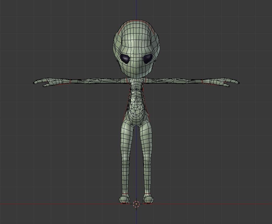 Sci-Fi Alien Rigged and Animated free VR / AR / low-poly 3D model ...