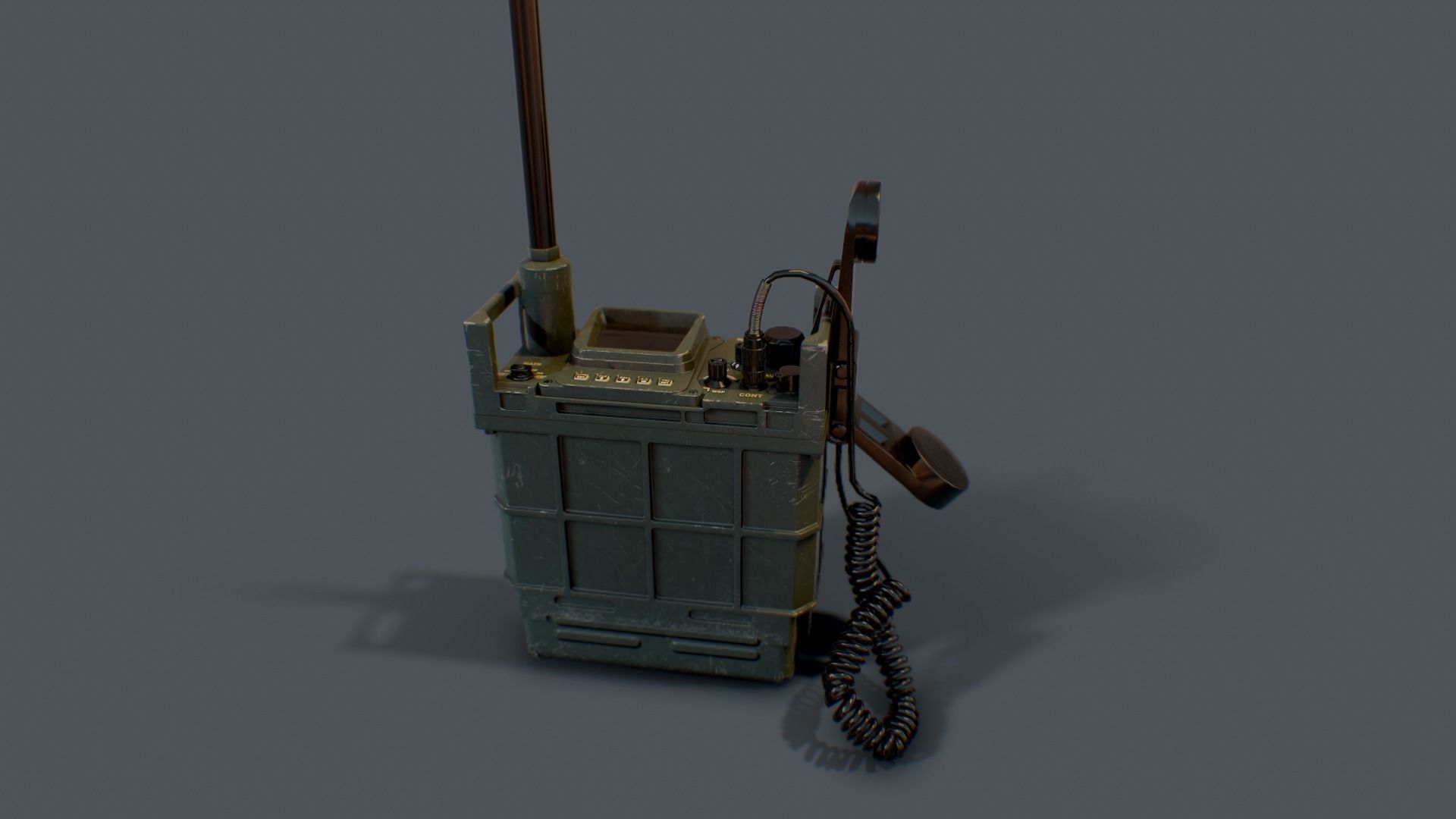 3D model Military Combat-net Radio - LV 241 VR / AR / low-poly | CGTrader