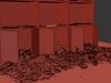 Falling cupboard vessels - Collapse Animation 3D model animated | CGTrader