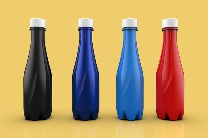 BOTTLE 350 ml including technical drawings 3D model | CGTrader