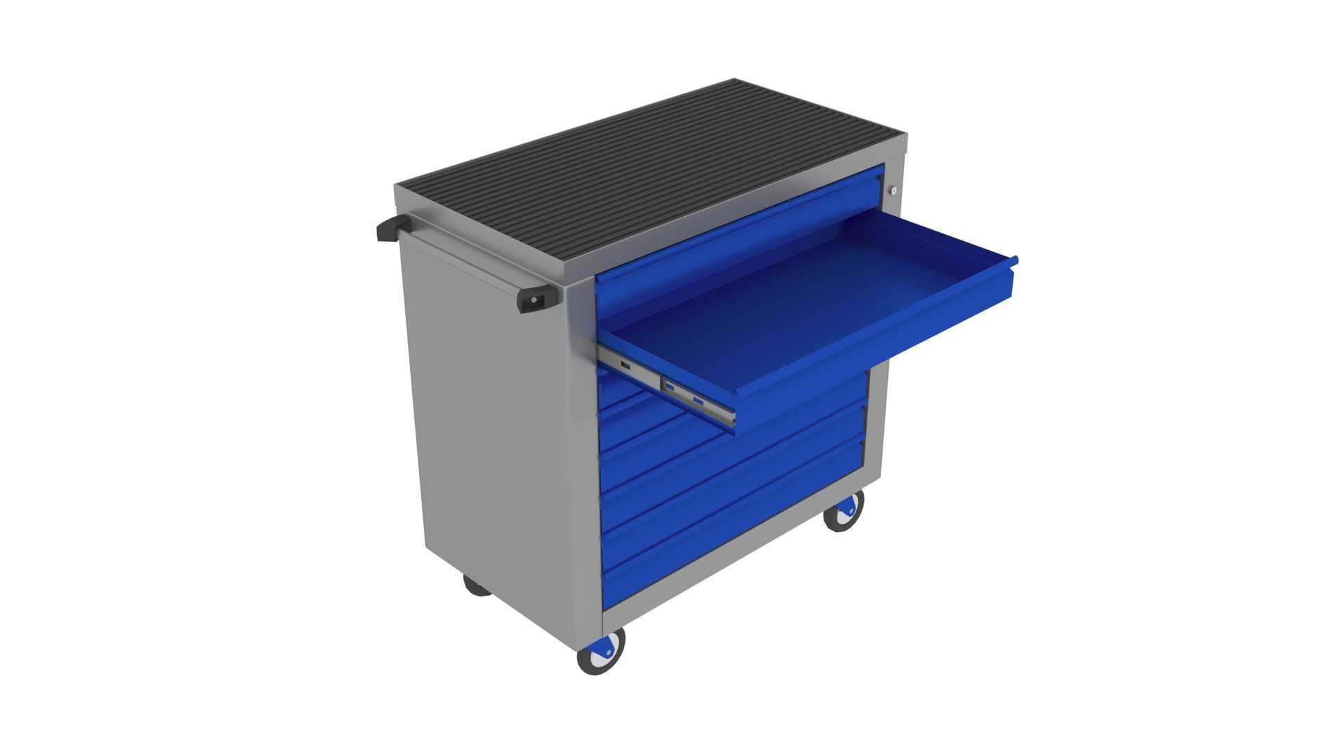 Tools trolley 3D model | CGTrader
