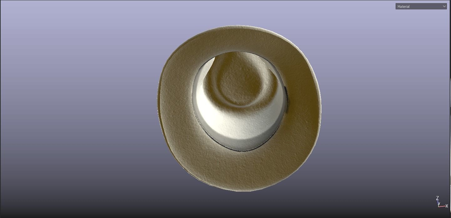 3D model PBR Stylish White Fedora Hat VR / AR / low-poly | CGTrader