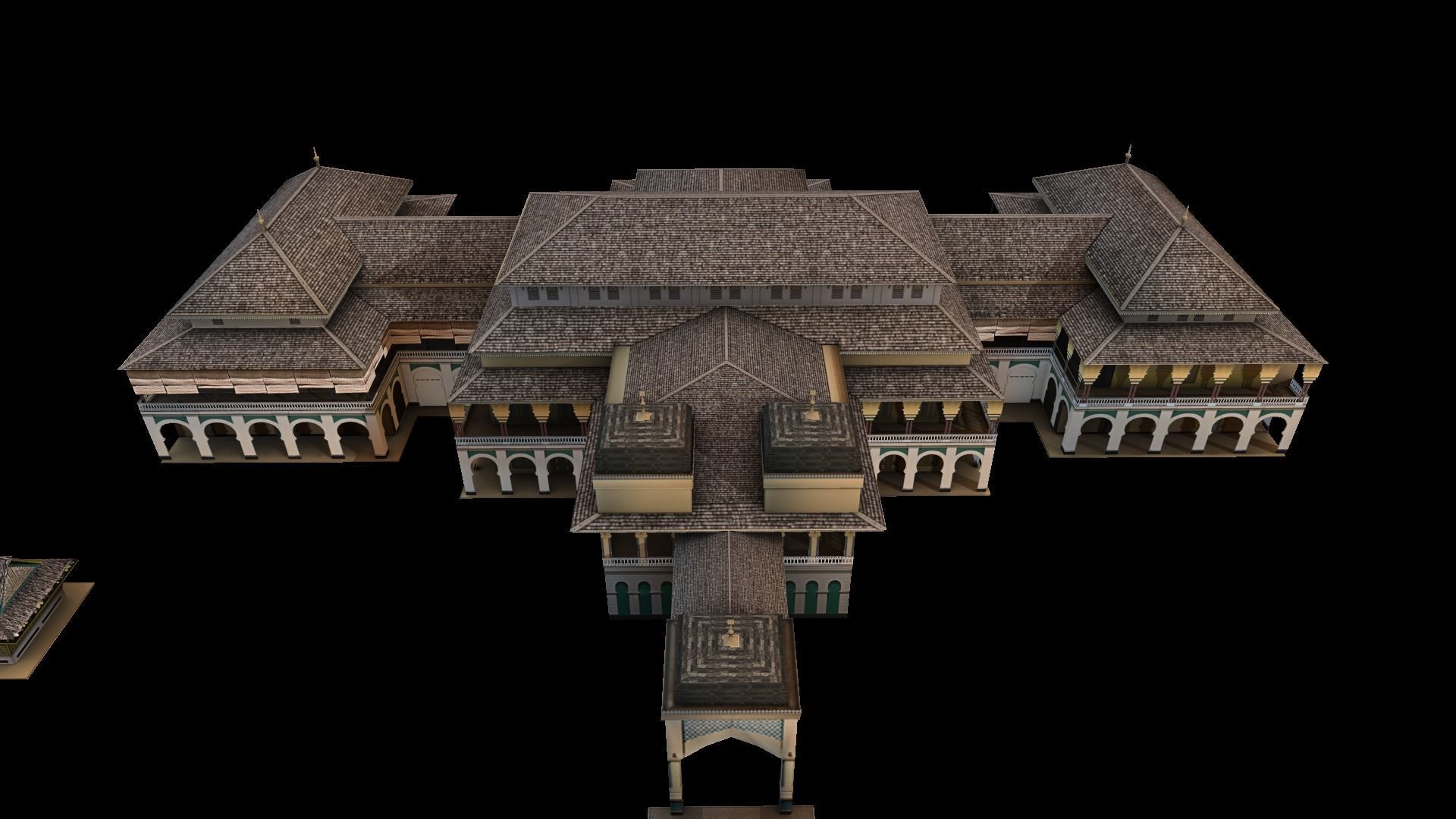 3D model Istana Maimun Medan maimoon palace VR / AR / low-poly | CGTrader