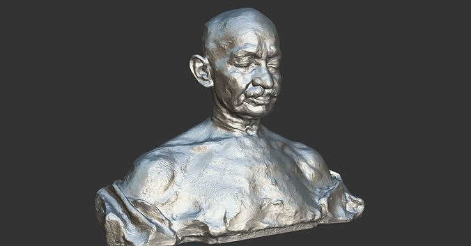 Gandhi by Ram Sutar 3DP 3D model 3D printable | CGTrader