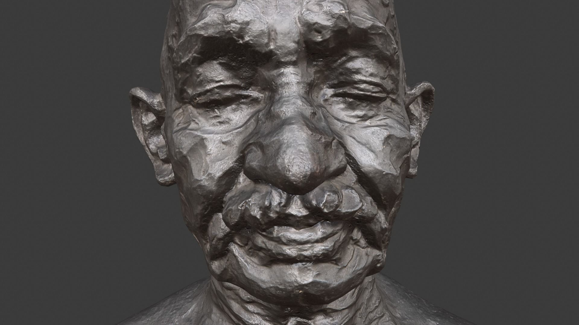 Gandhi by Ram Sutar 3DP 3D model 3D printable | CGTrader