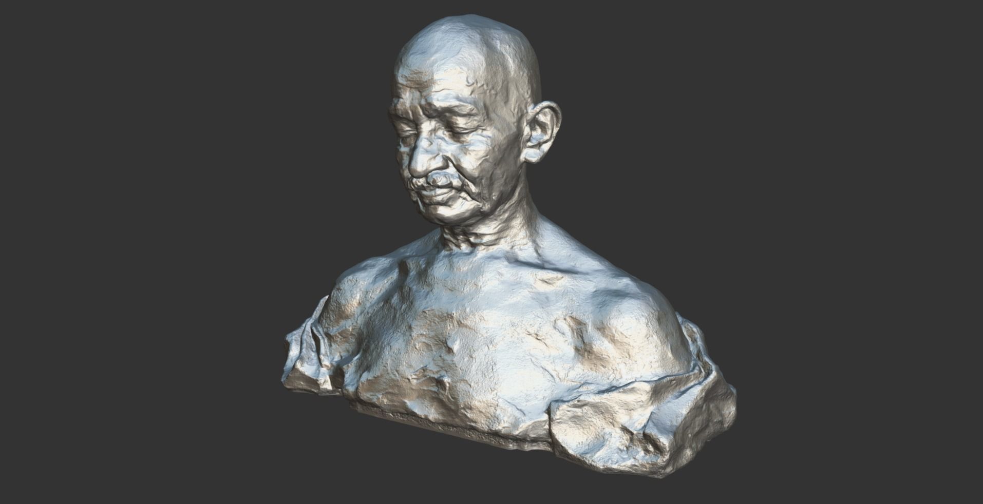Gandhi by Ram Sutar 3DP 3D model 3D printable | CGTrader