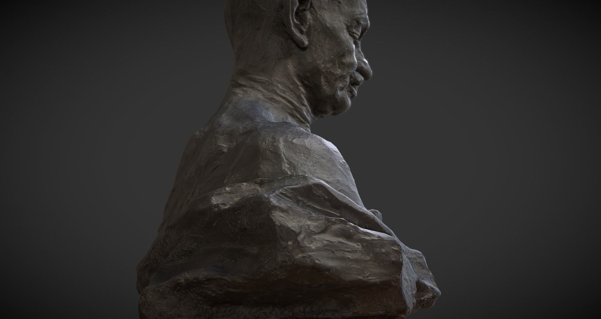 Gandhi by Ram Sutar 3DP 3D model 3D printable | CGTrader