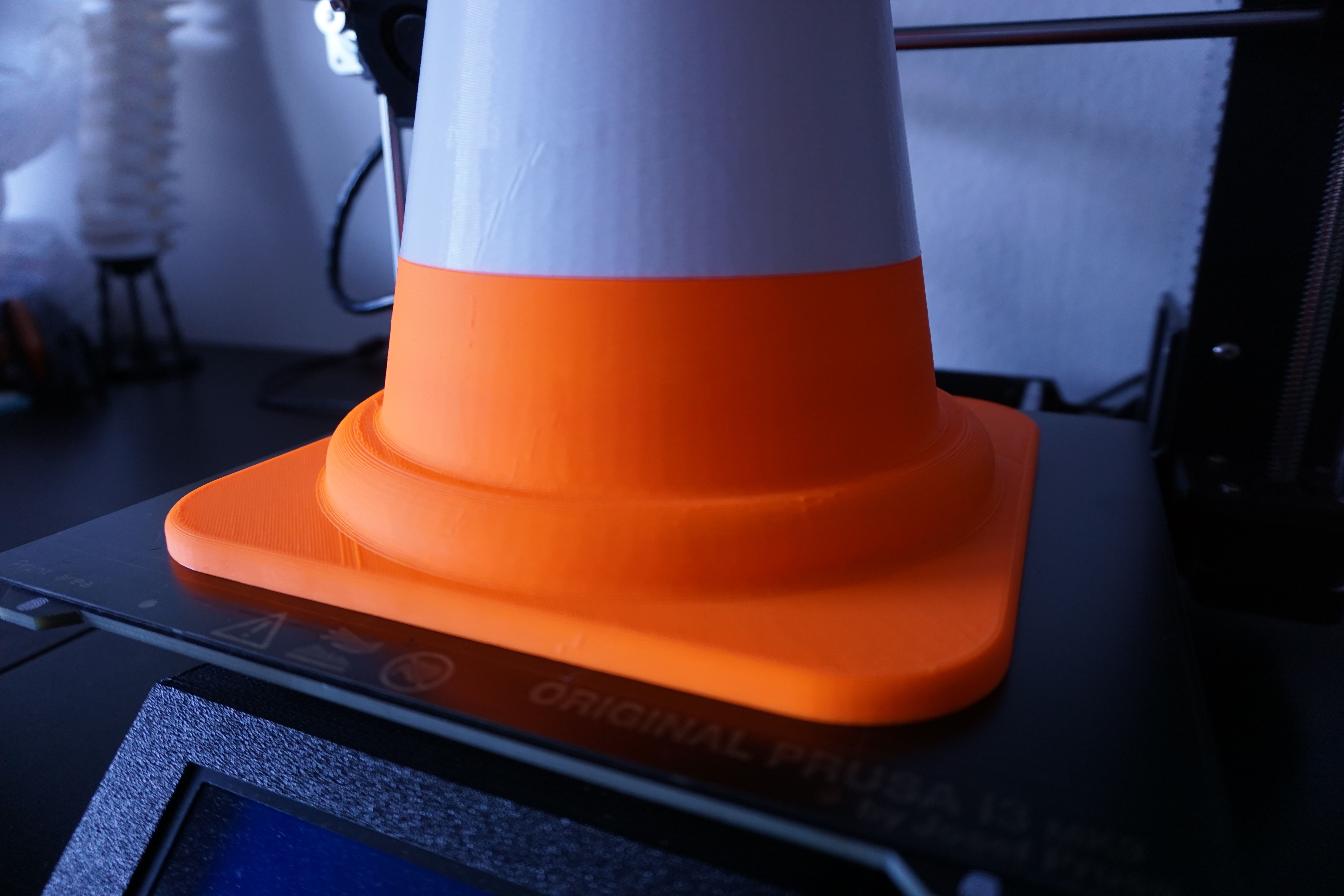 Pylon traffic cone 3D model 3D printable | CGTrader