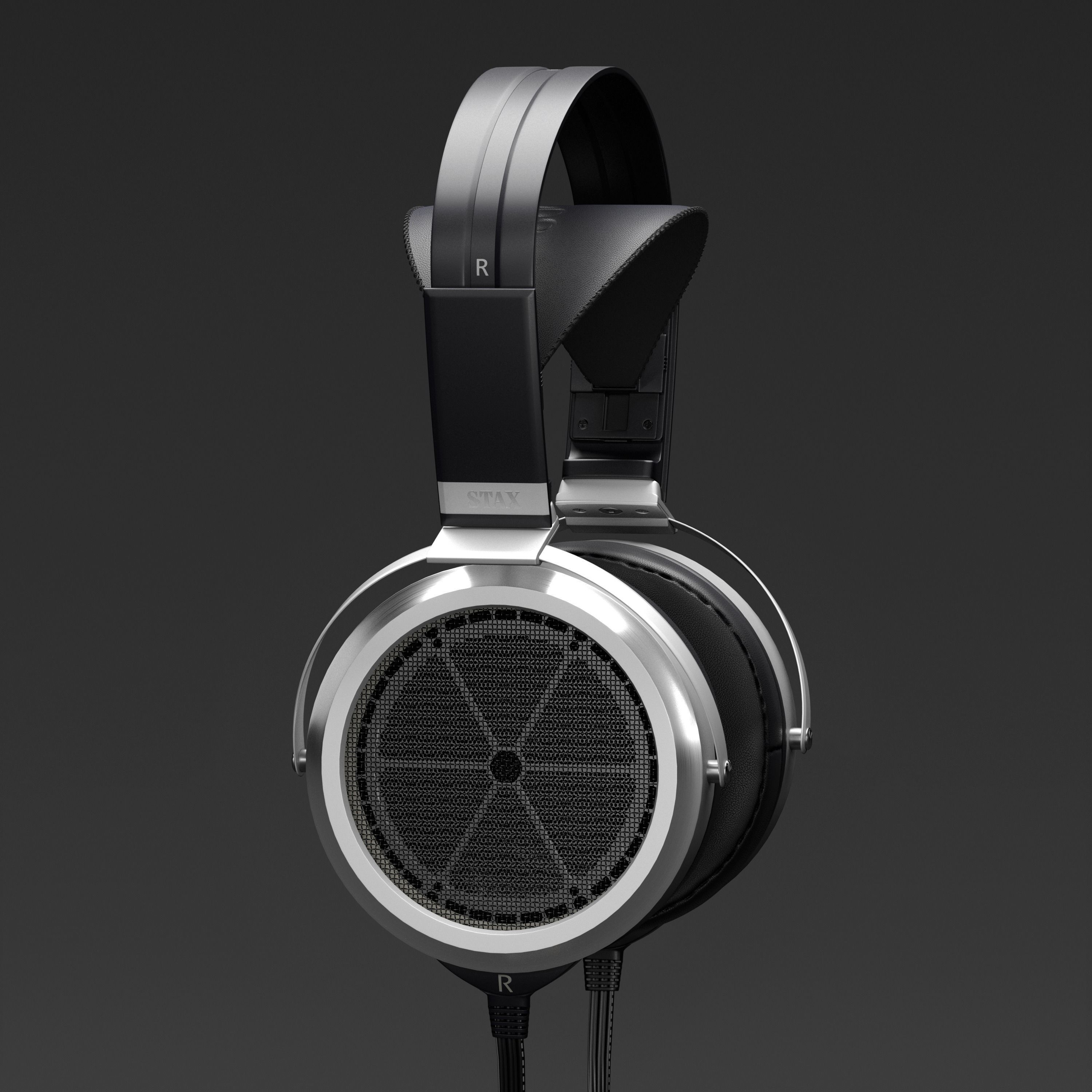 Stax SR-009 Headphones 3D model | CGTrader