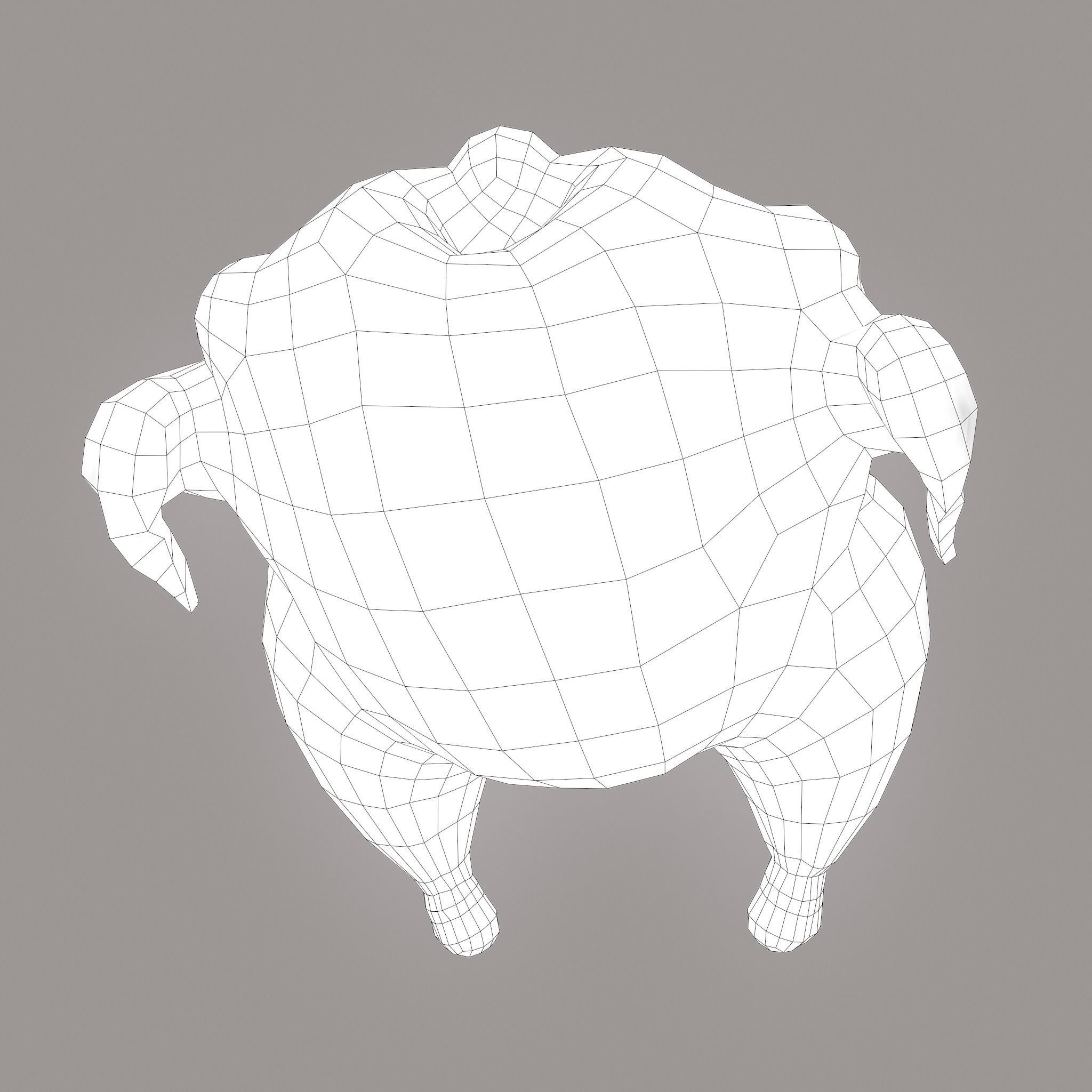 3D model Stuffed Turkey VR / AR / low-poly | CGTrader