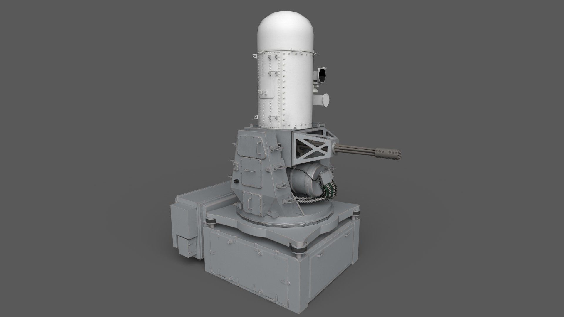 CIWS Phalanx 3D model | CGTrader