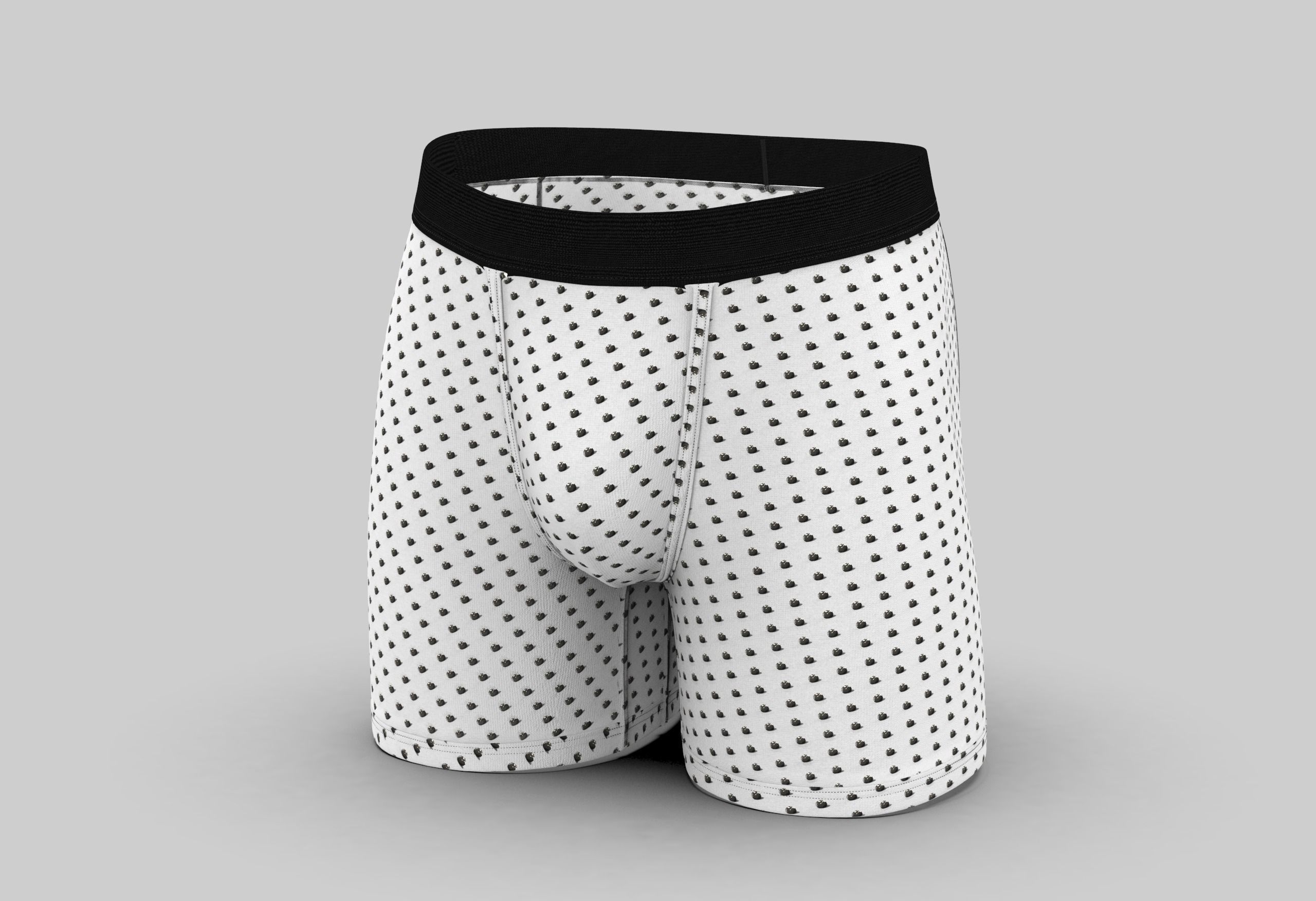 Boxers underwear 3D model | CGTrader