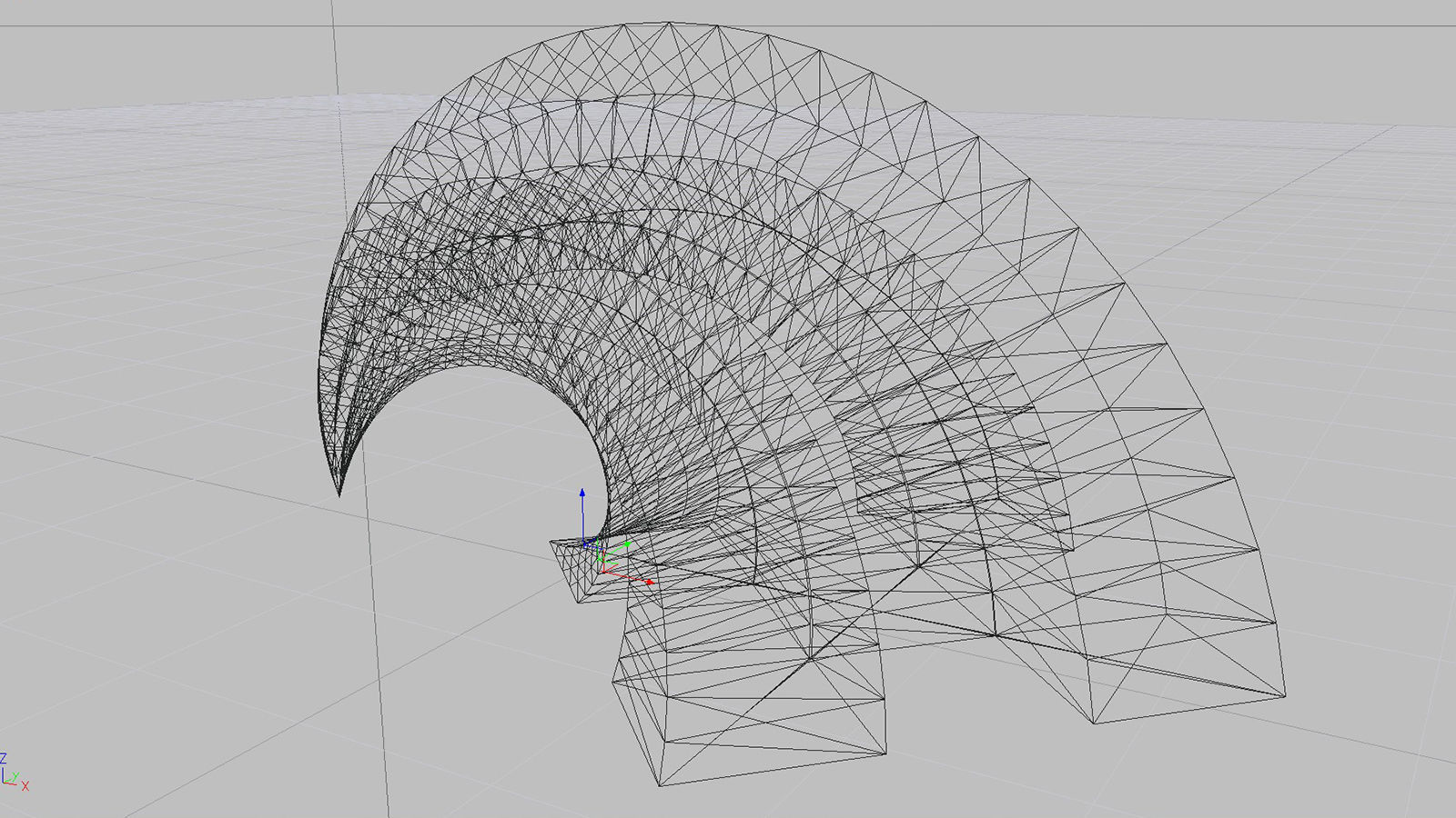 Futuristic Arc Building 3D model | CGTrader