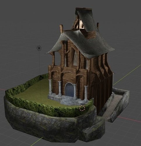 Elven guild free 3D model | CGTrader