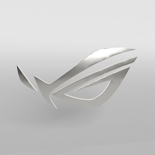 ROG Logo version1 007 free VR / AR / low-poly 3D model | CGTrader