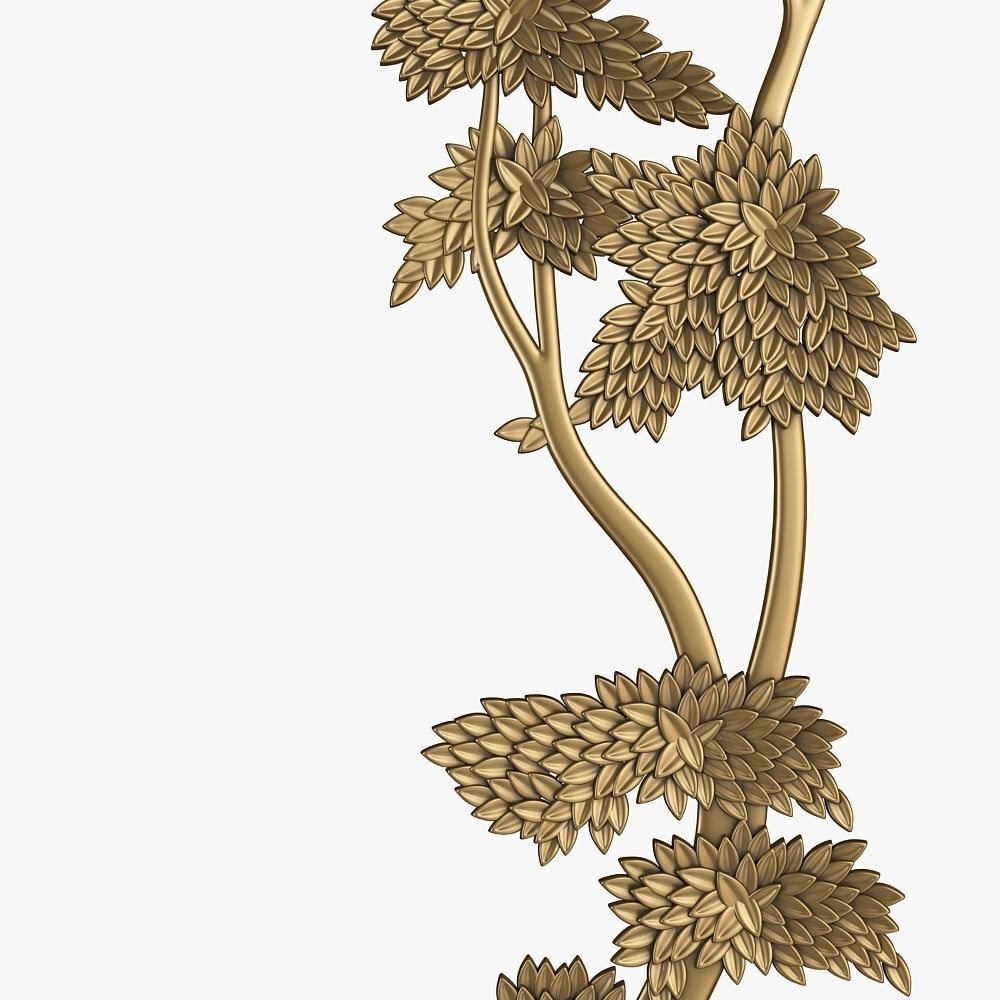 tree bas relief 3D model | CGTrader