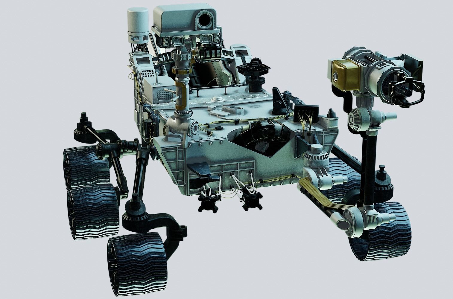 Perseverance Mars Rover 3D model | CGTrader