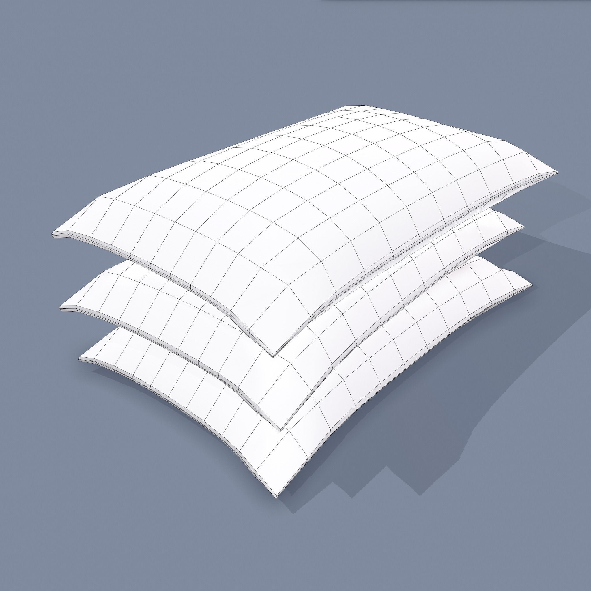 3D model Burlap Sacks Three Straight VR / AR / low-poly | CGTrader