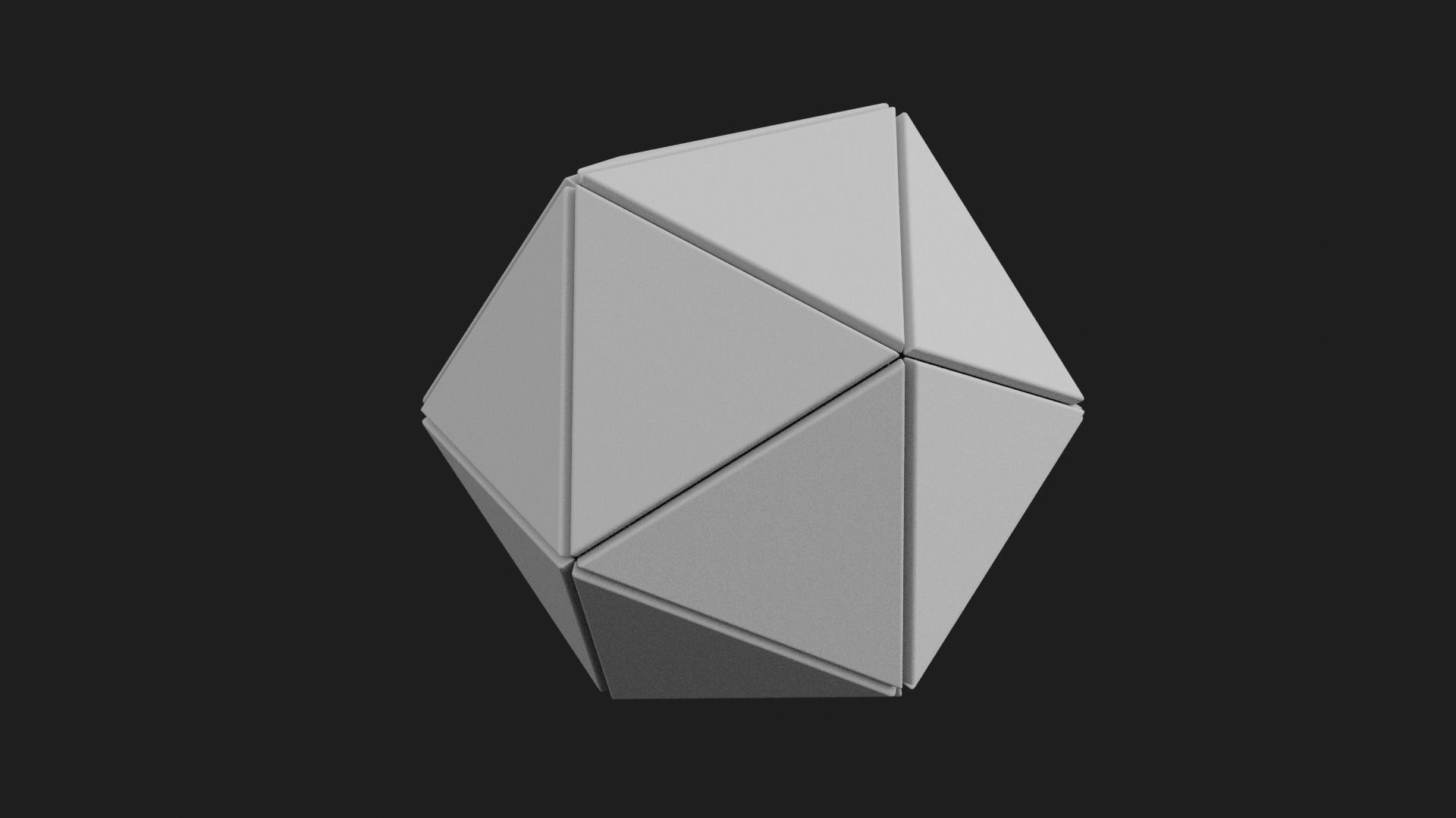 Ico Sphere decoration free 3D model 3D printable | CGTrader