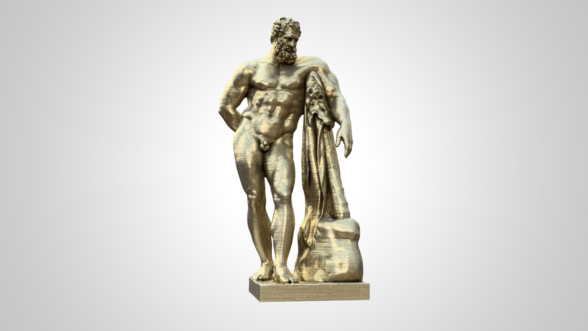 Farnese Hercules Statue 3D model 3D printable | CGTrader