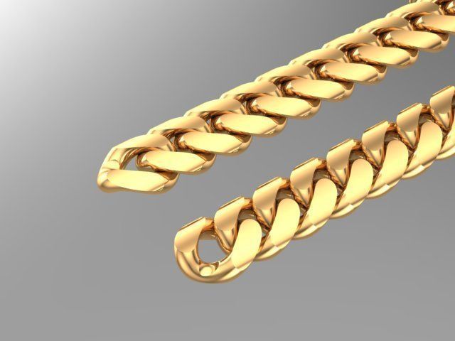 cuban chain just stl 3D model | CGTrader
