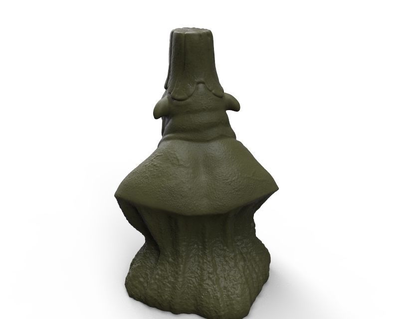 Fat greedy creature character bust 3D model | CGTrader