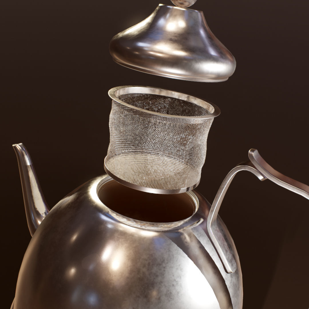 High Poly Teapot Game Asset 3D model | CGTrader