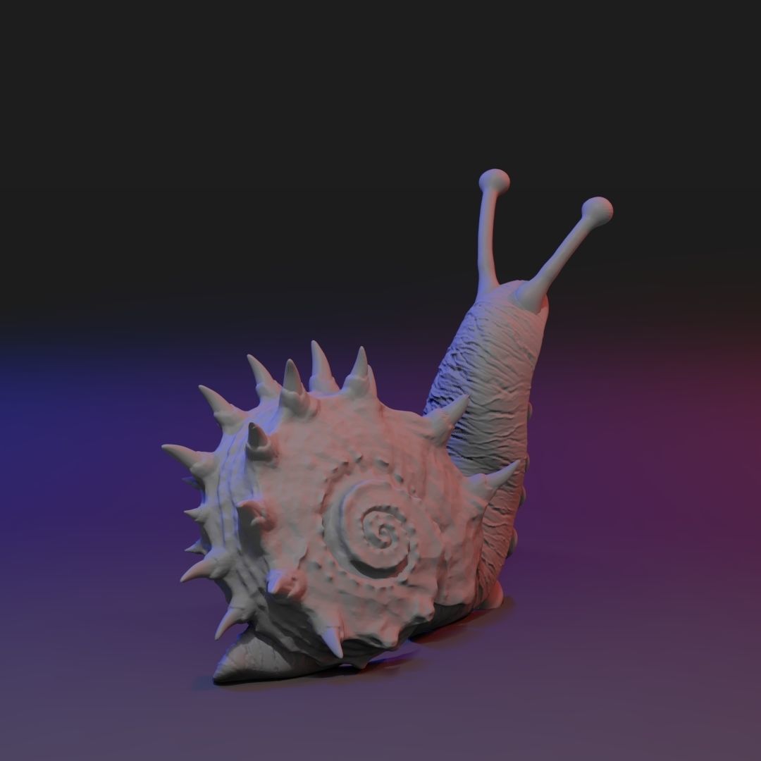 Snail monsters - Sea Maggots 3D model 3D printable | CGTrader