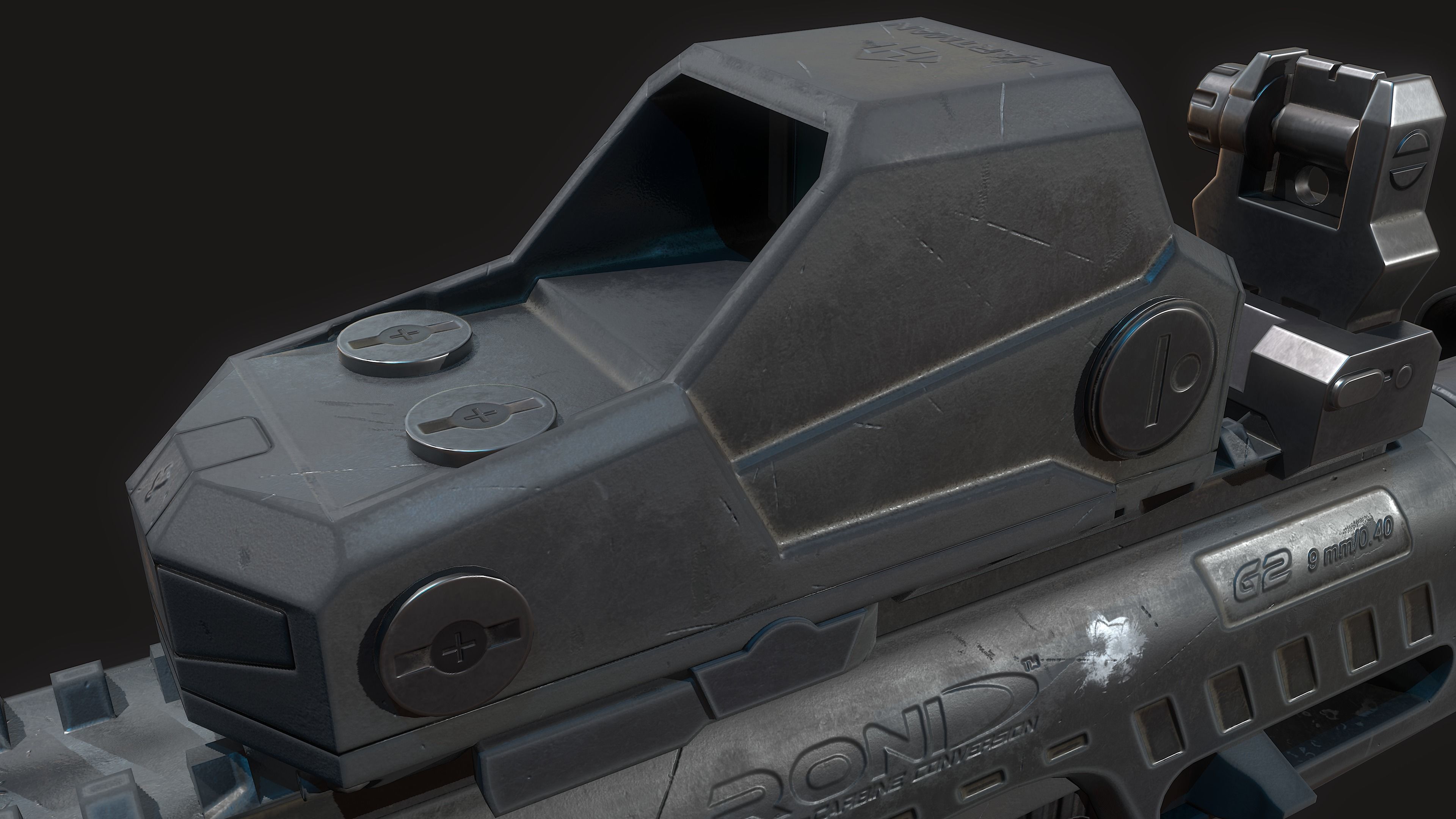 3D model Roni Carbine PBR VR / AR / low-poly | CGTrader