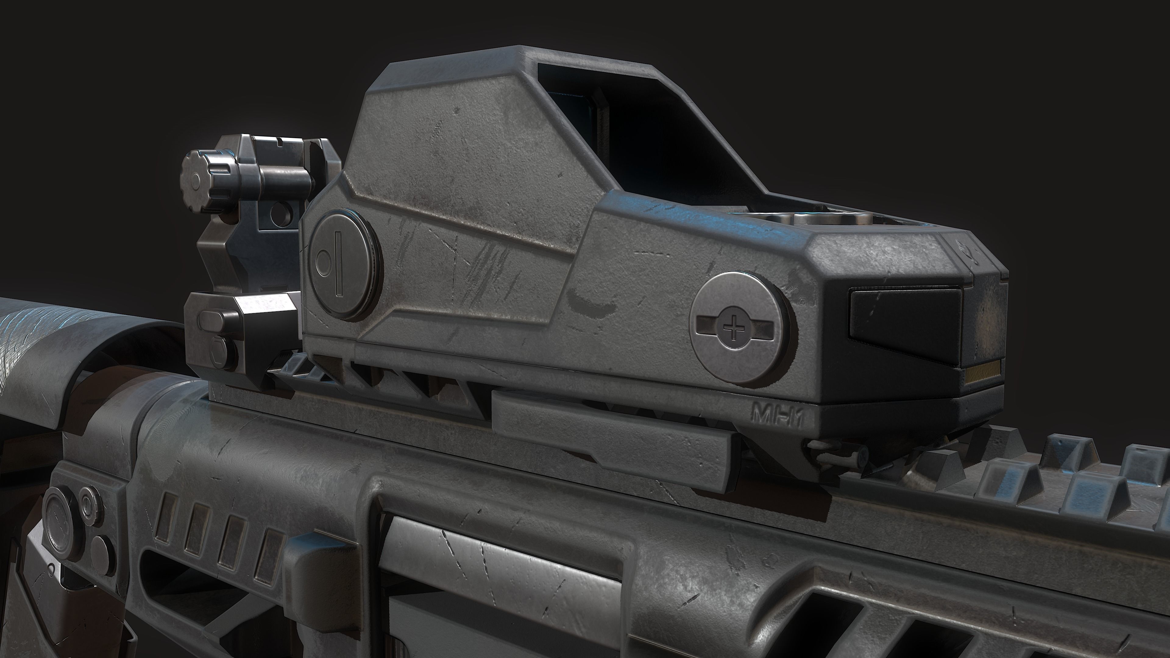 3D model Roni Carbine PBR VR / AR / low-poly | CGTrader