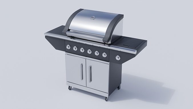 3D model Outdoor Patio BBQ VR / AR / low-poly | CGTrader