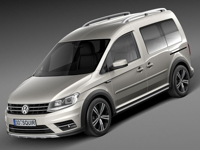 Volkswagen Caddy Alltrack 2016 3D model | CGTrader