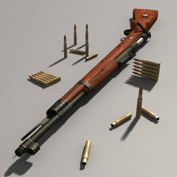 3D model Kar 98k VR / AR / low-poly | CGTrader