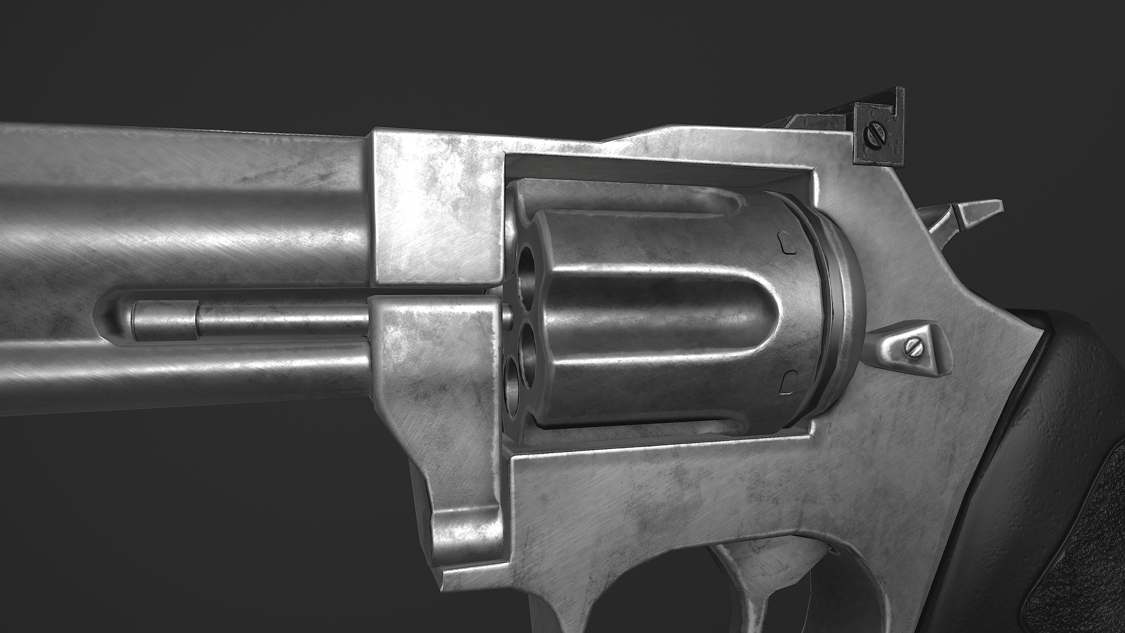 3D model Revolver Taurus VR / AR / low-poly | CGTrader