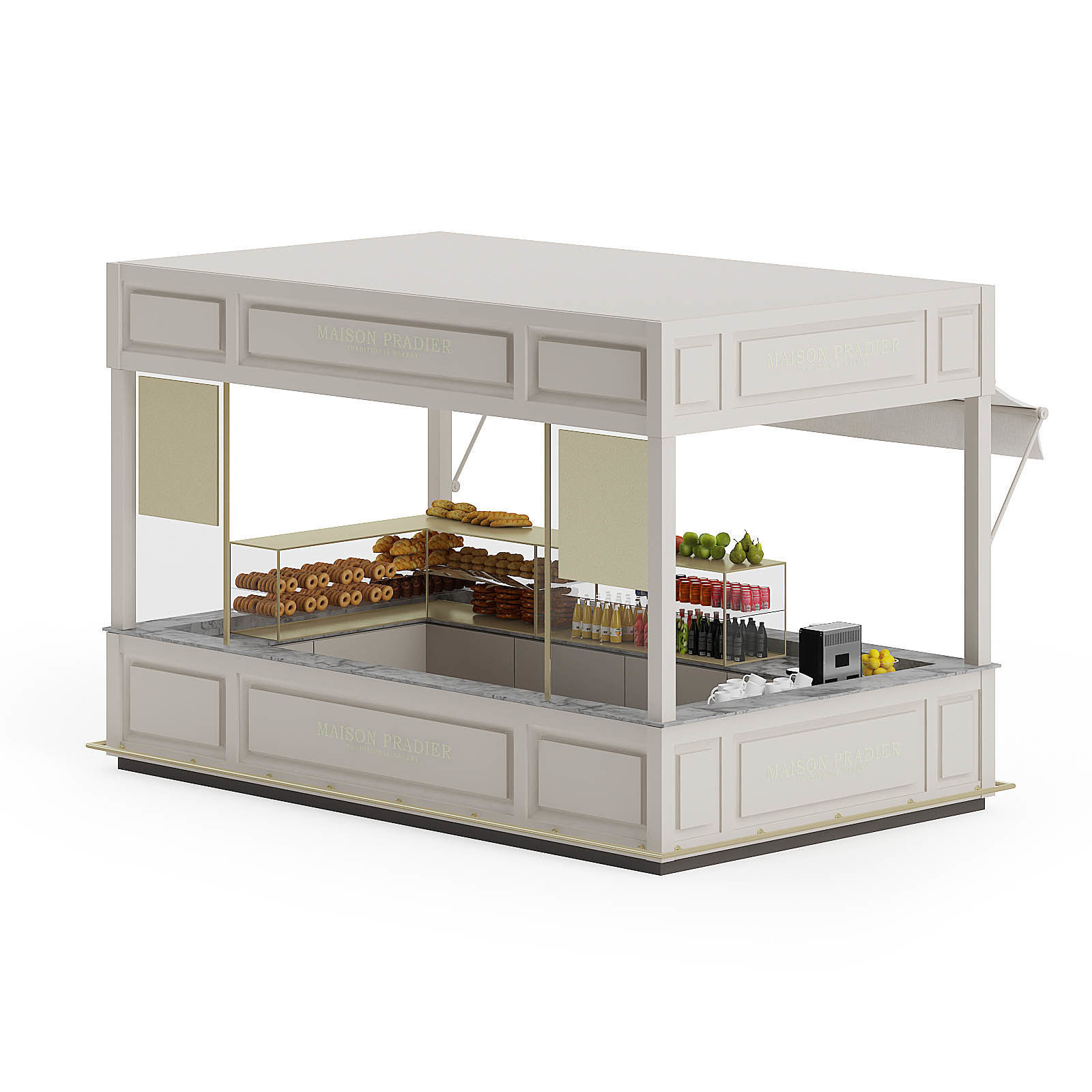 Food Stall 3D Model 3D model | CGTrader