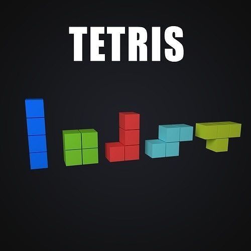 3D model Tetris Assets VR / AR / low-poly | CGTrader