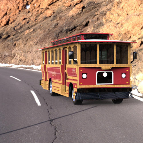 Trolley 3D Model OBJ - CGTrader.com