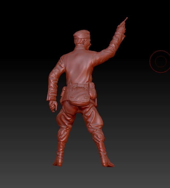 German officer 3D model 3D printable | CGTrader