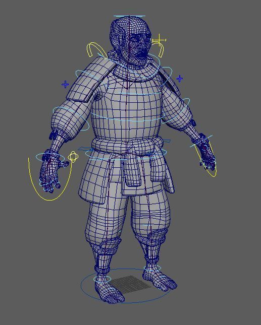 3D model Samurai VR / AR / low-poly rigged | CGTrader