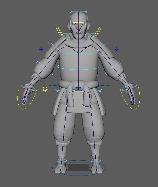 3D model Samurai VR / AR / low-poly rigged | CGTrader