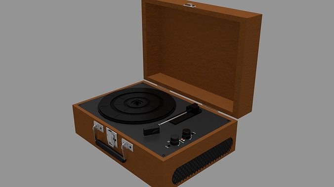 Record Player 3D model | CGTrader