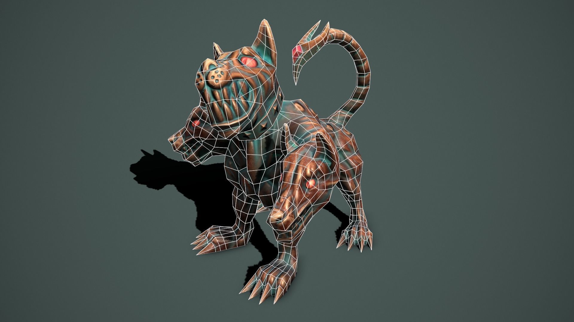 3D model Statue cerberus VR / AR / low-poly | CGTrader