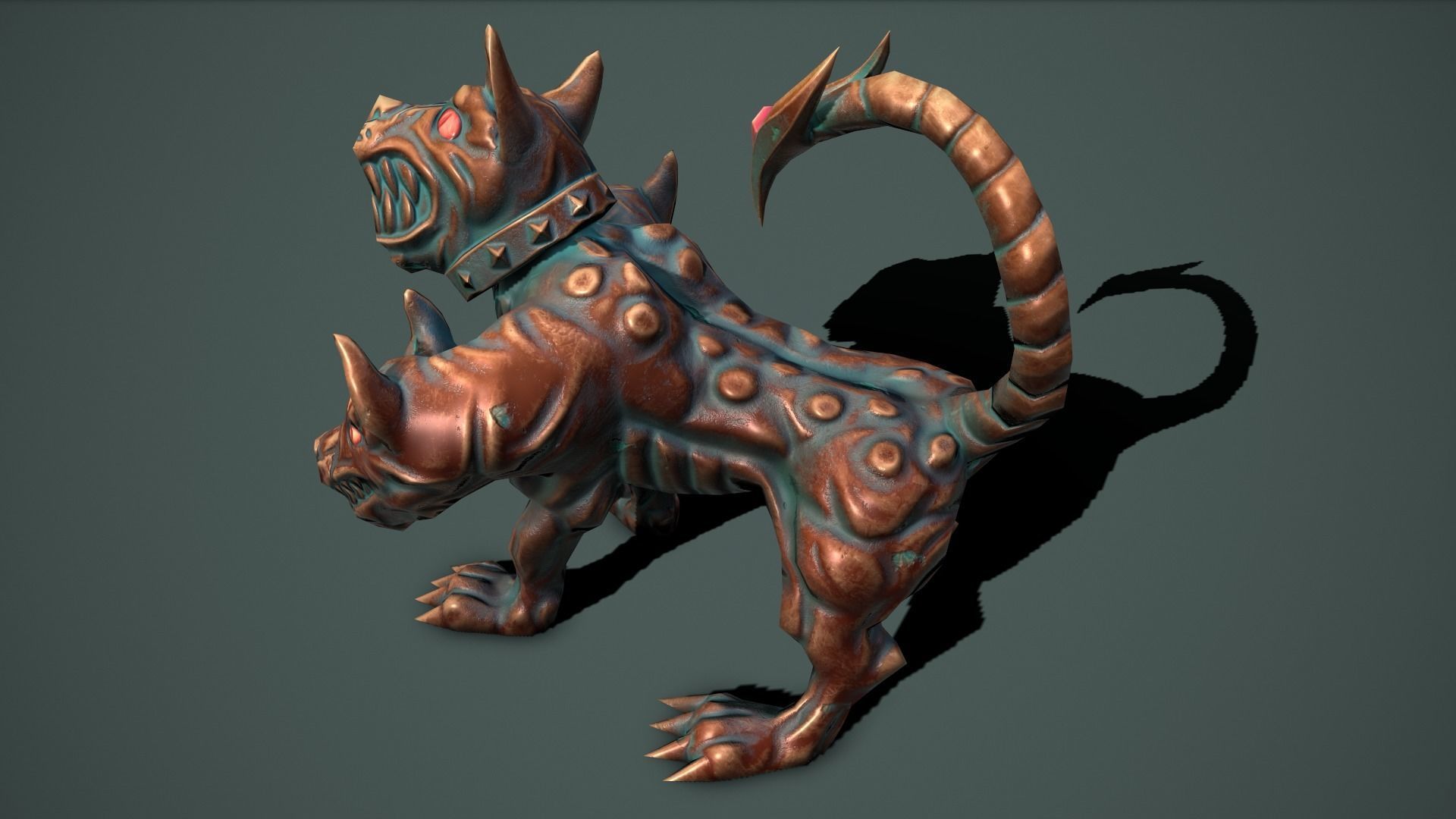 3D model Statue cerberus VR / AR / low-poly | CGTrader