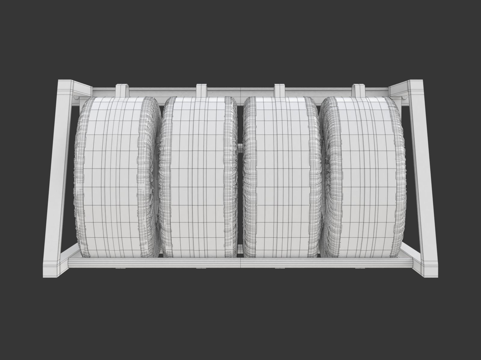 Spare Car Tyre Wheel Storage and Carry Bag Cover 3D model | CGTrader