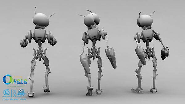 Robot Design 3D model | CGTrader