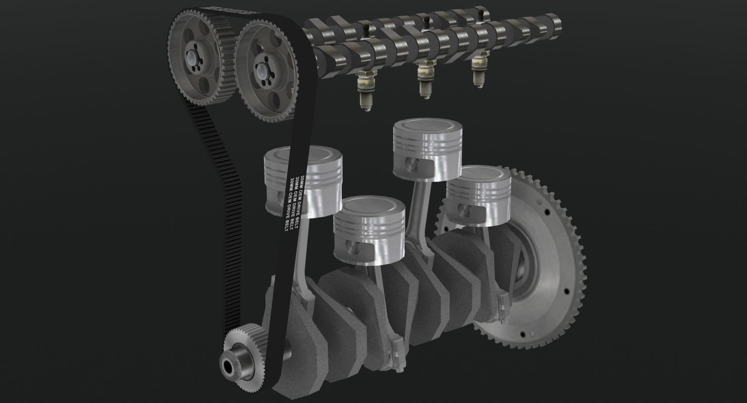 3D model Chrysler EDV EDT Turbo engine VR / AR / low-poly | CGTrader